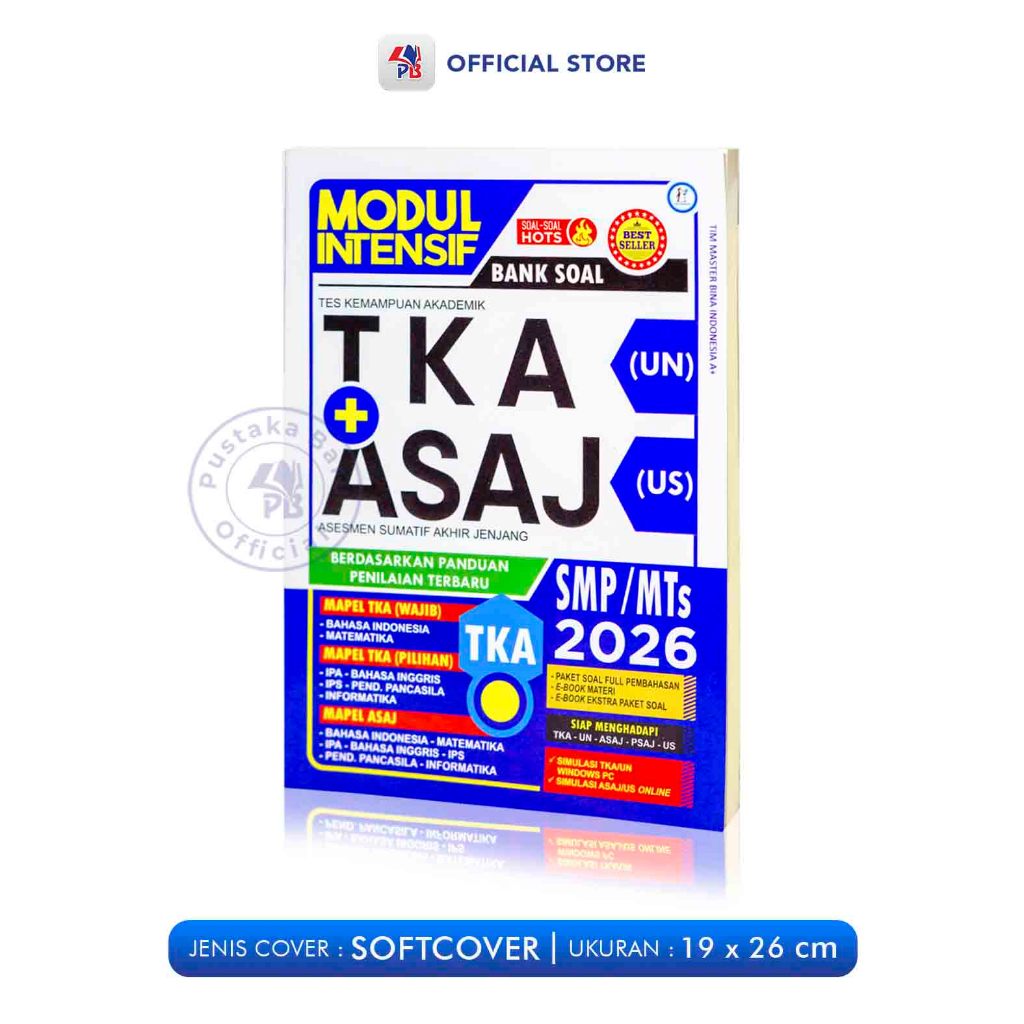 Jual Buku TKA SMP 2025/2026 : Modul Intensif Bank Soal TKA (UN) + ASAJ ...