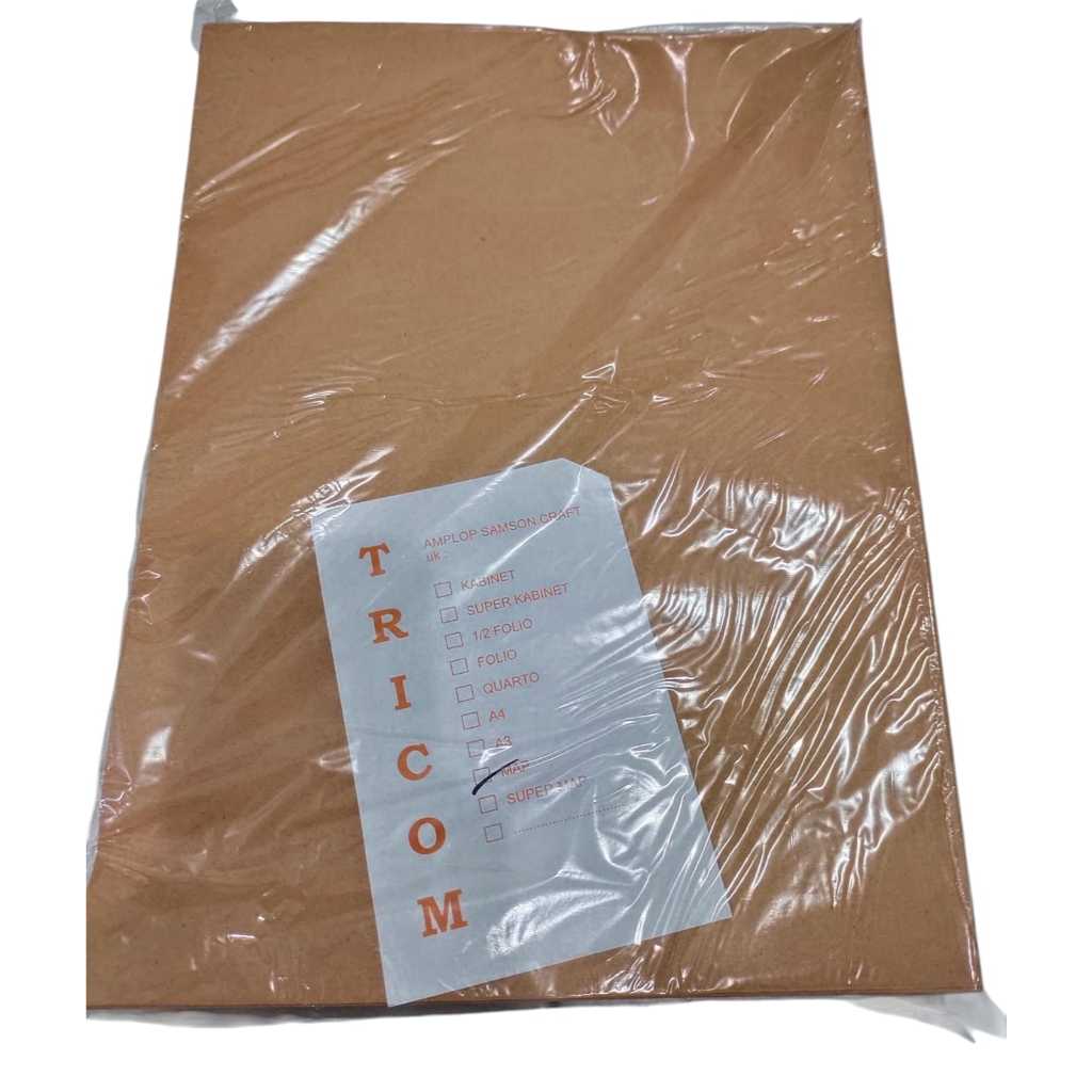 Jual Amplop Coklat Polos ukuran MAP isi 100 lembar * | Shopee Indonesia