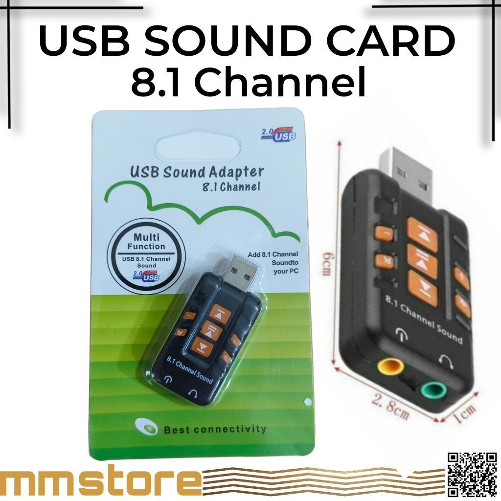 Jual Sound Card USB [ 7.1 & 8.1 Channel ] USB | Shopee Indonesia
