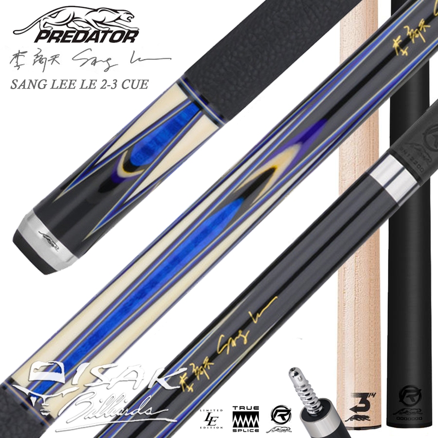 Jual [ BUTT ONLY ] Predator Sang Lee LE 2-3 Leather Wrap Pool Cue ...