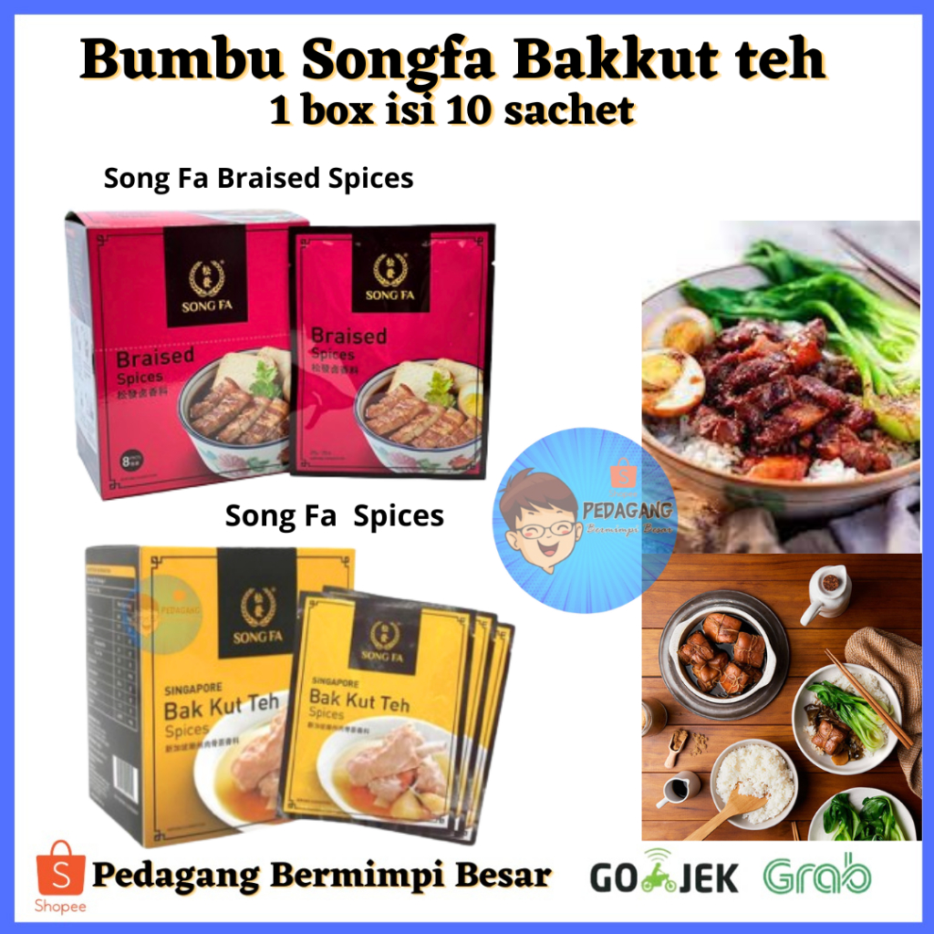 Jual Bumbu Songfa Bakkut teh 1 box isi 10 sachet/Song Fa Bak Kut Teh ...