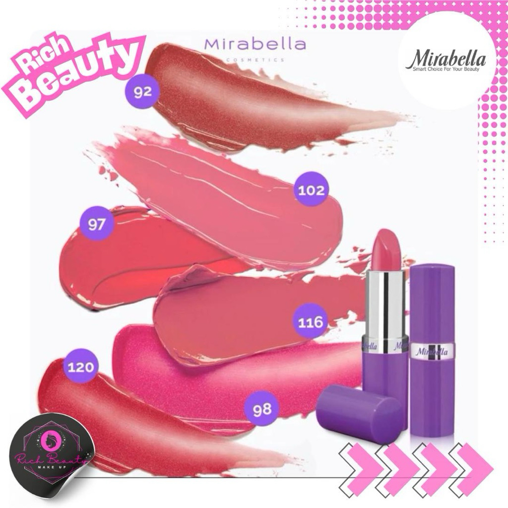 Jual MIRABELLA DESIGNER LIPSTICK 4g | Shopee Indonesia