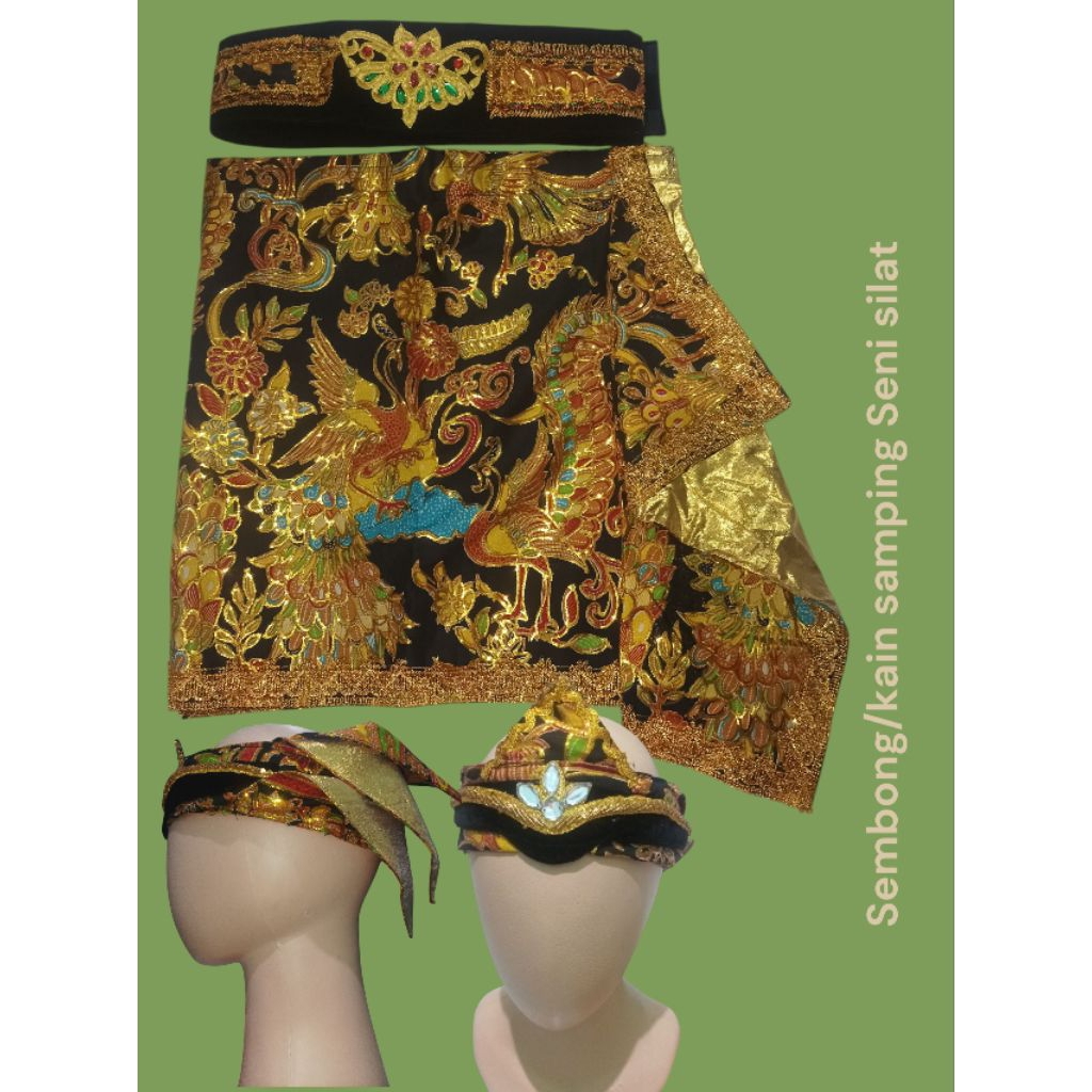 Jual Kain seni prada pencak silat/kain samping /kain sembong | Shopee ...