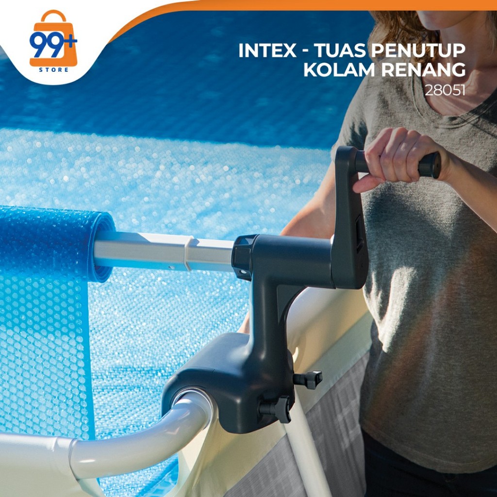 Jual INTEX 28051 Penggulung Penutup Kolam Surya | Solar Cover Reel ...