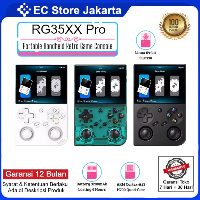 Jual ANBERNIC RG35XX Pro Retro Video Game Console Game Classic Portable ...