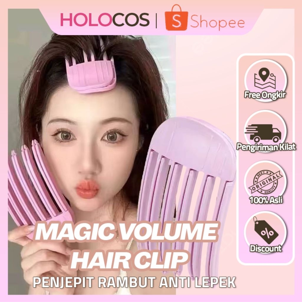 Jual GROINEYA | MAGIC VOLUME HAIR CLIP / JEPIT RAMBUT ANTI LEPEK KOREA ...