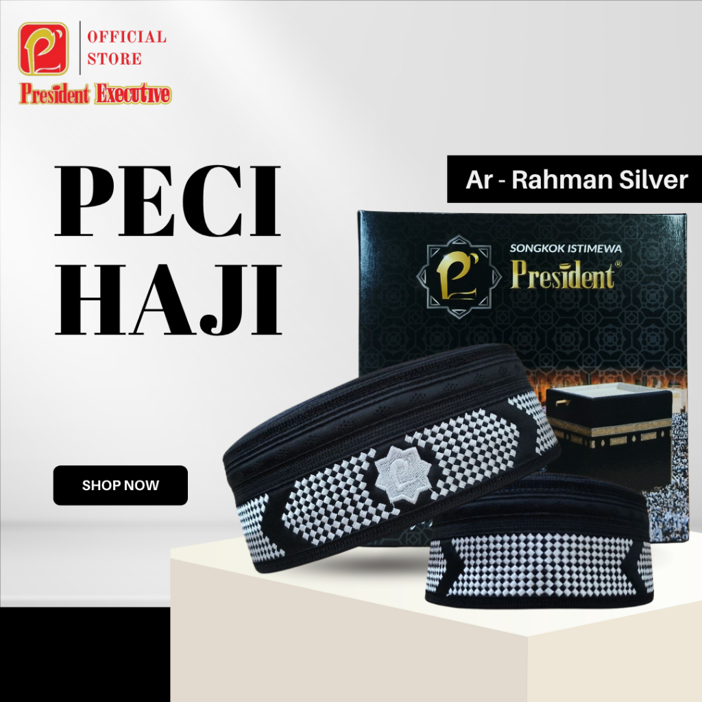 Jual President Executive - Peci Haji Songkok Hitam Dewasa Dan Remaja ...