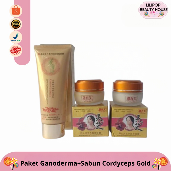 Jual Paket Ganoderma+Sabun Cordyceps Gold | Shopee Indonesia