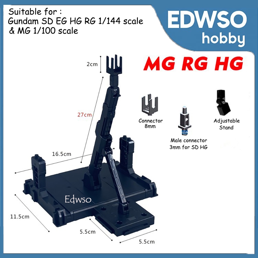 Jual Stand Base Action Figure Gundam MG 1/100 NG SD HG RG 1/144 ...