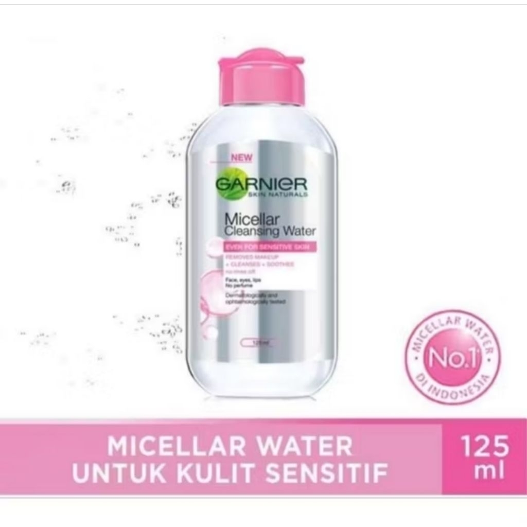 Jual Garnier Micellar Water Pink 125 ml | Shopee Indonesia