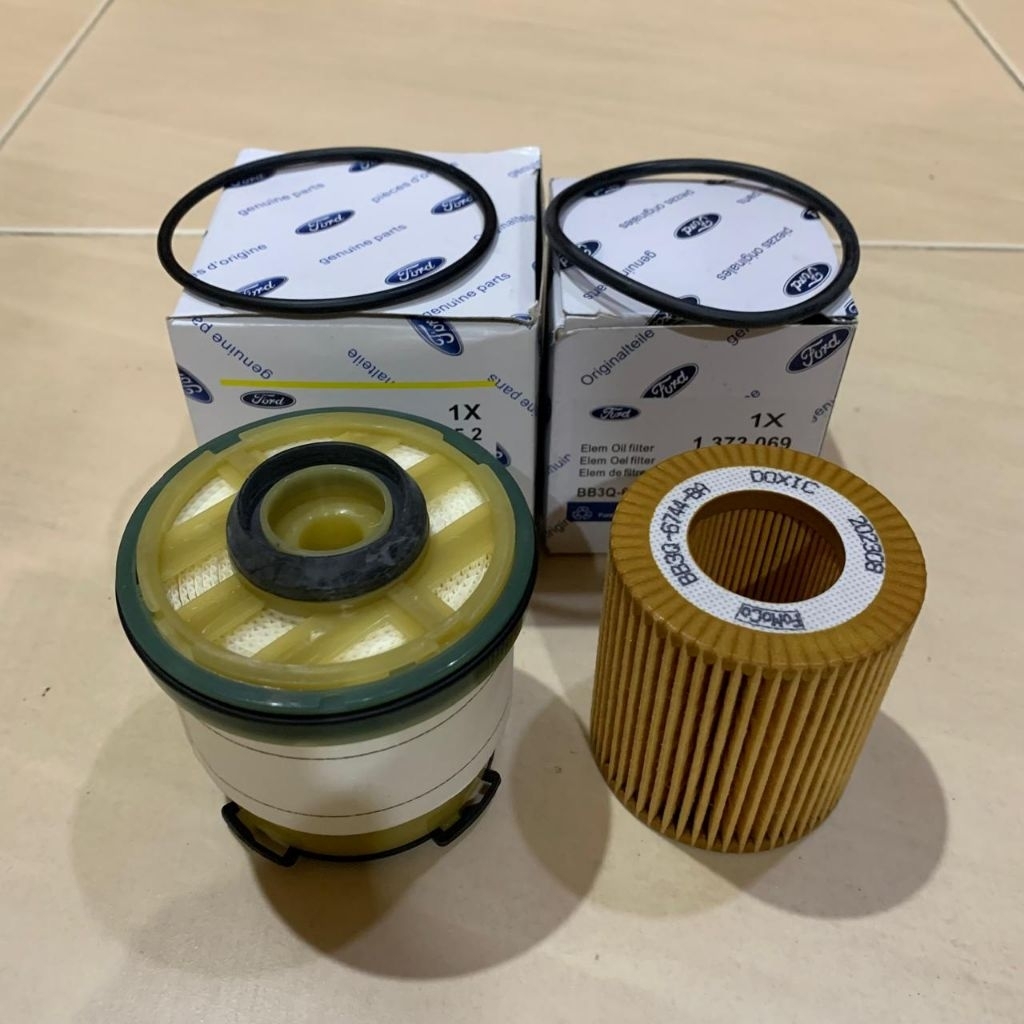 Jual paket filter oli filter solar Ford ranger 2200cc 2pcs original ...
