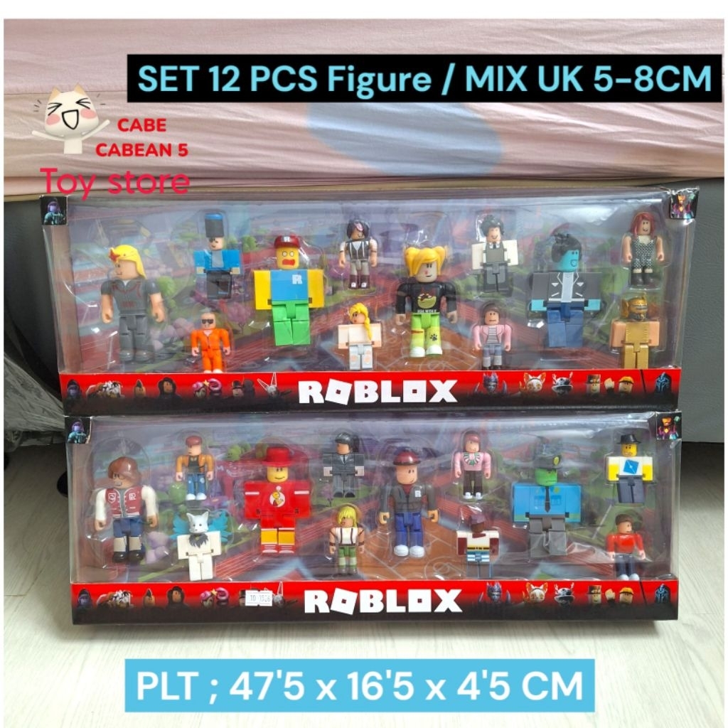 Jual Mainan Roblox Figure Set 12 Pcs Mika Tinggi Mix 5-8cm Besar Kado ...