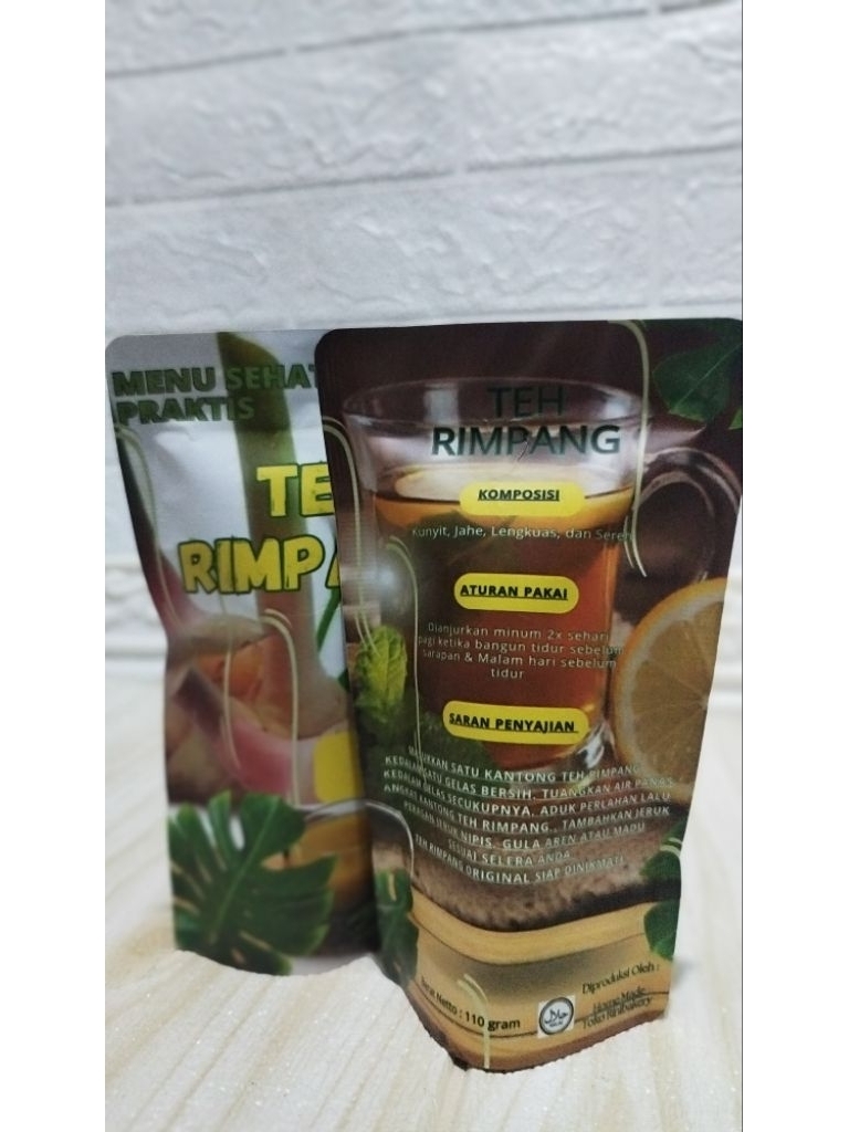 Jual Teh Rimpang Asli - TEHRA- isi 8 kantong - jamu trad isional / teh ...