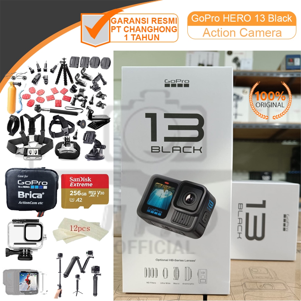 Jual GoPro Hero 13 Black HyperSmooth 6.0 Image Stabilization PAKET ...