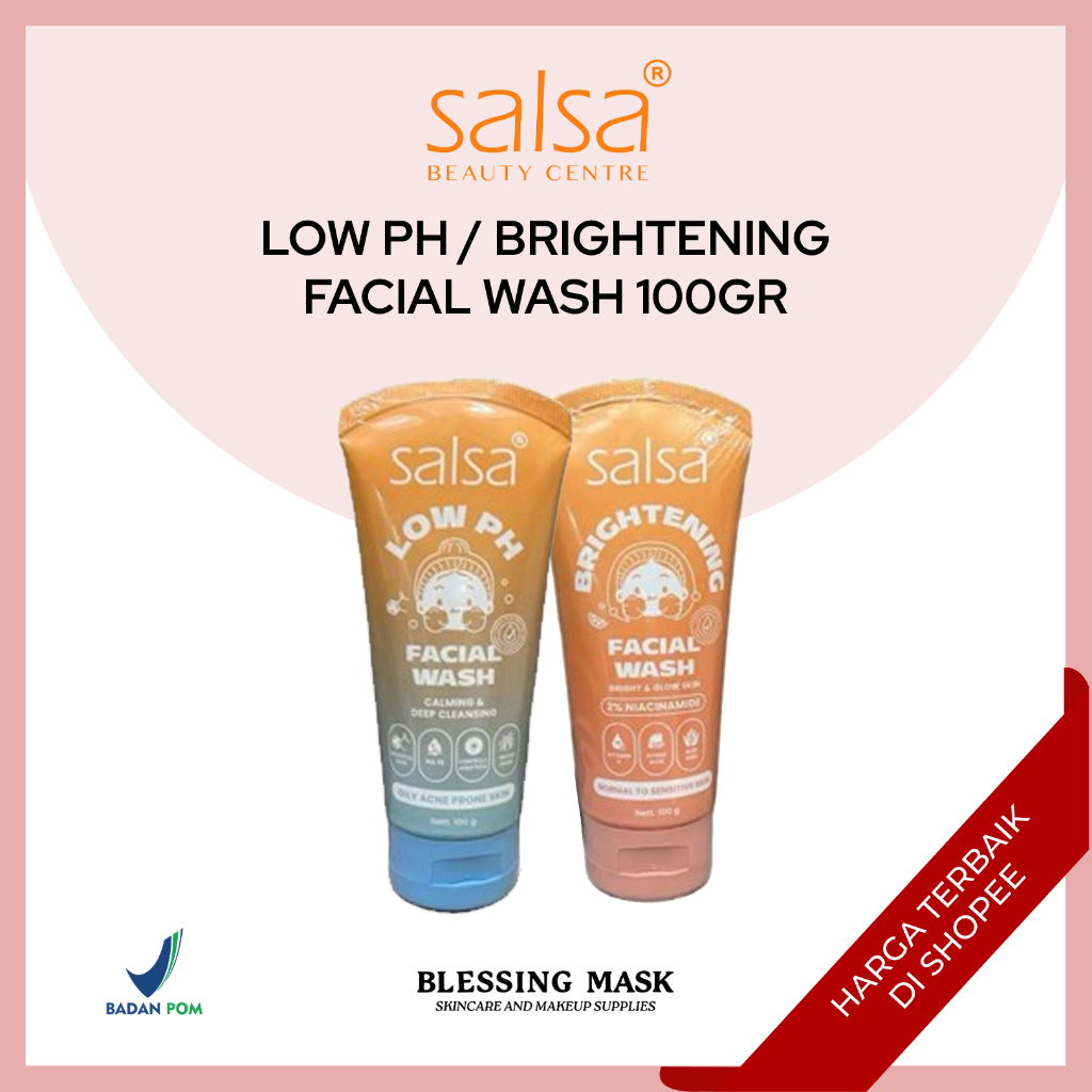 Jual SALSA Facial Wash Series 100ml - Sabun Pembersih Wajah untuk Semua ...