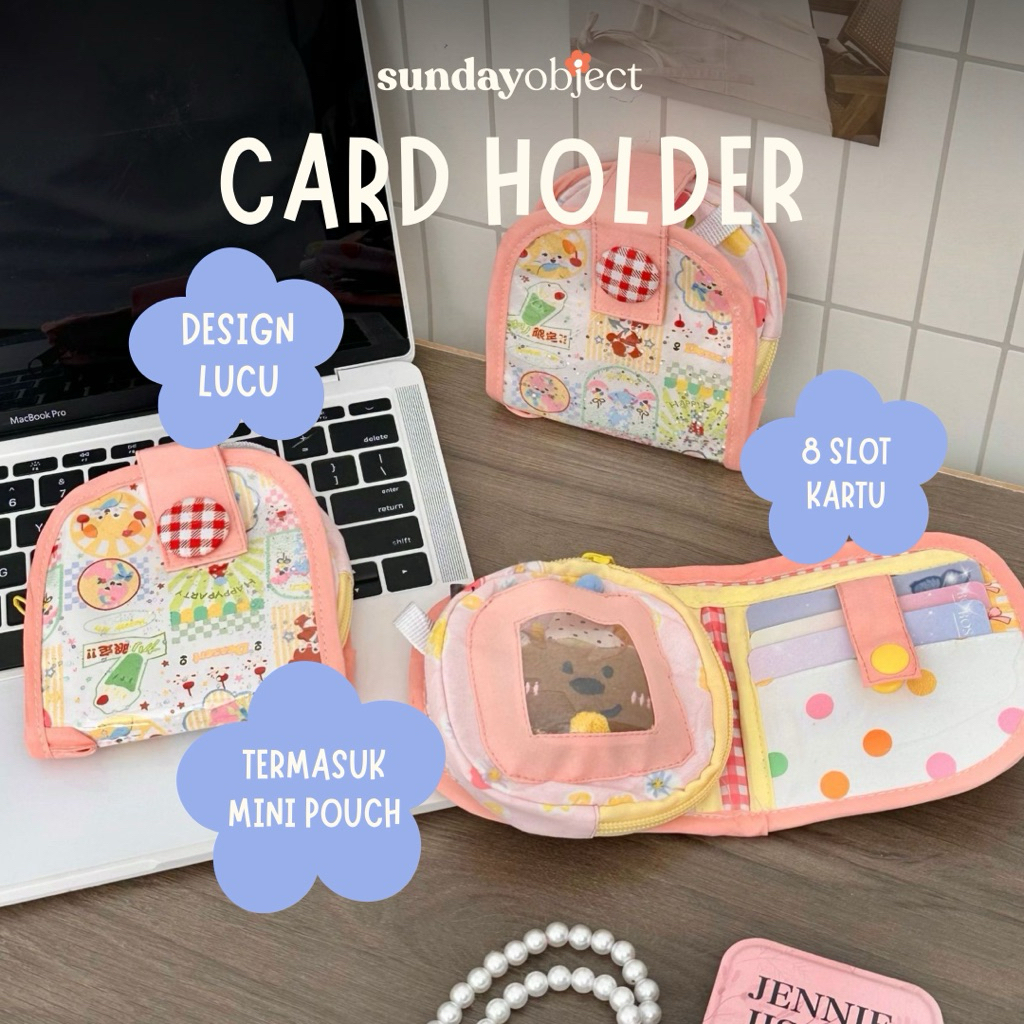 Jual SUNDAYOBJECT - Card Holder Lucu / Dompet Kartu / Dompet Koin ...