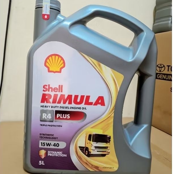 Jual oli Shell R4 Rimula SAE 15W-40 asli kemasan 5 liter | Shopee Indonesia