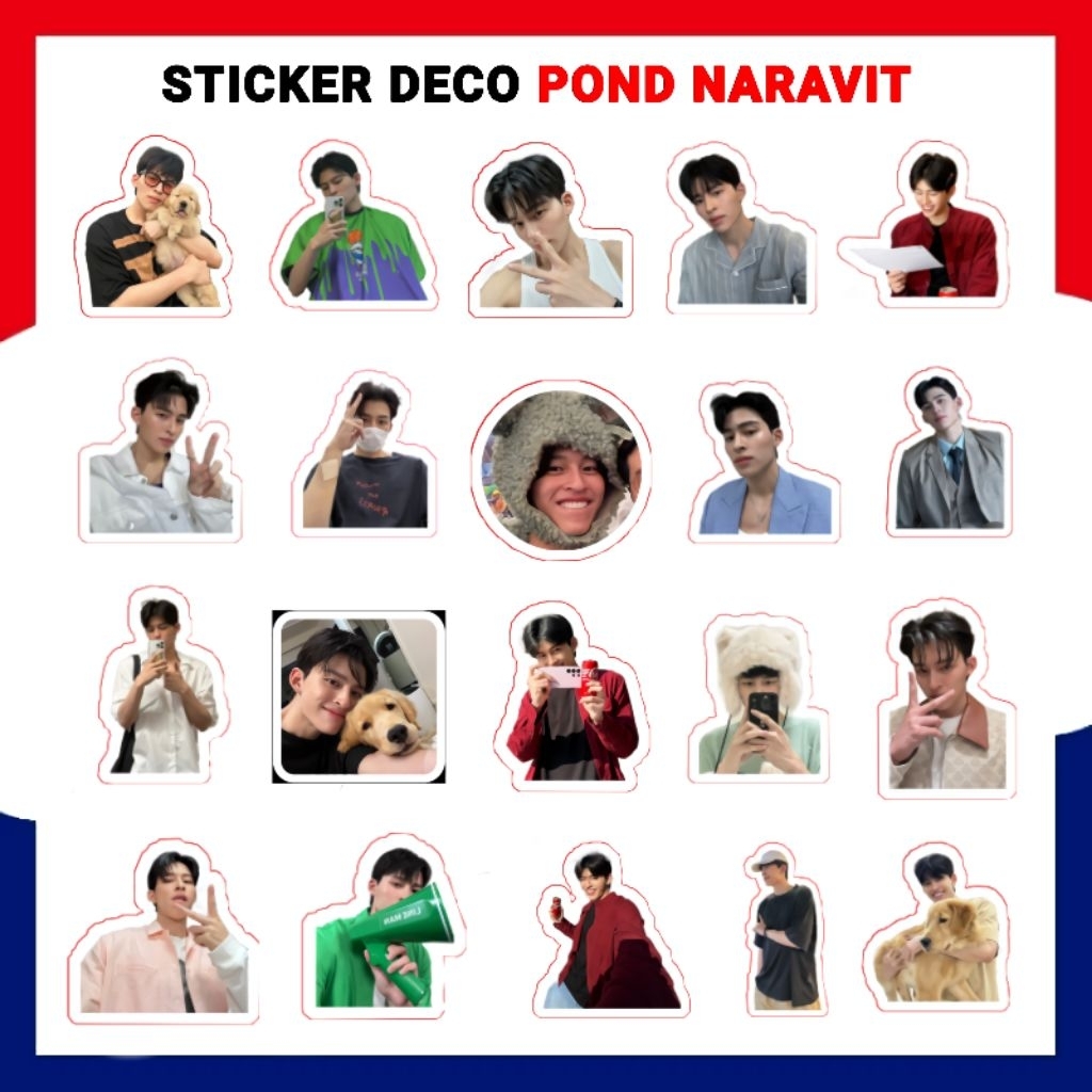 Jual Sticker Deco (GMMTV) POND NARAVIT | Shopee Indonesia