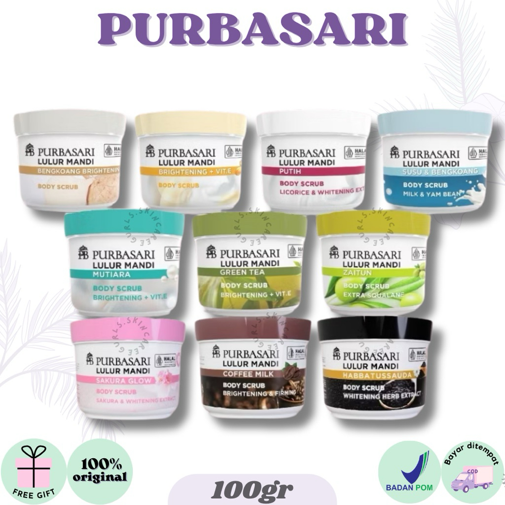 Jual Purbasari Lulur Mandi 100gr | Body Scrub [KECIL] | Shopee Indonesia