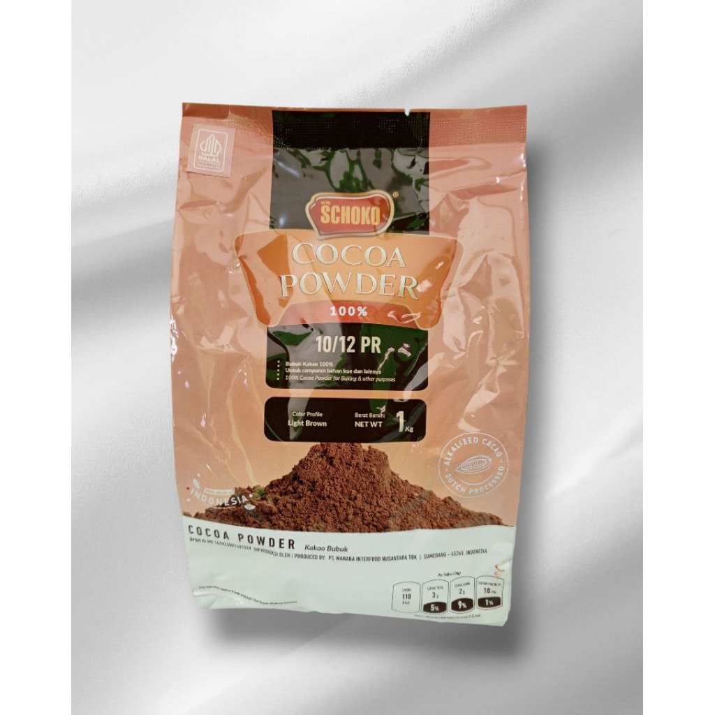Jual Schoko Cocoa Powder 10/12 PR Cokelat Bubuk / Coklat Schoko Kemasan ...