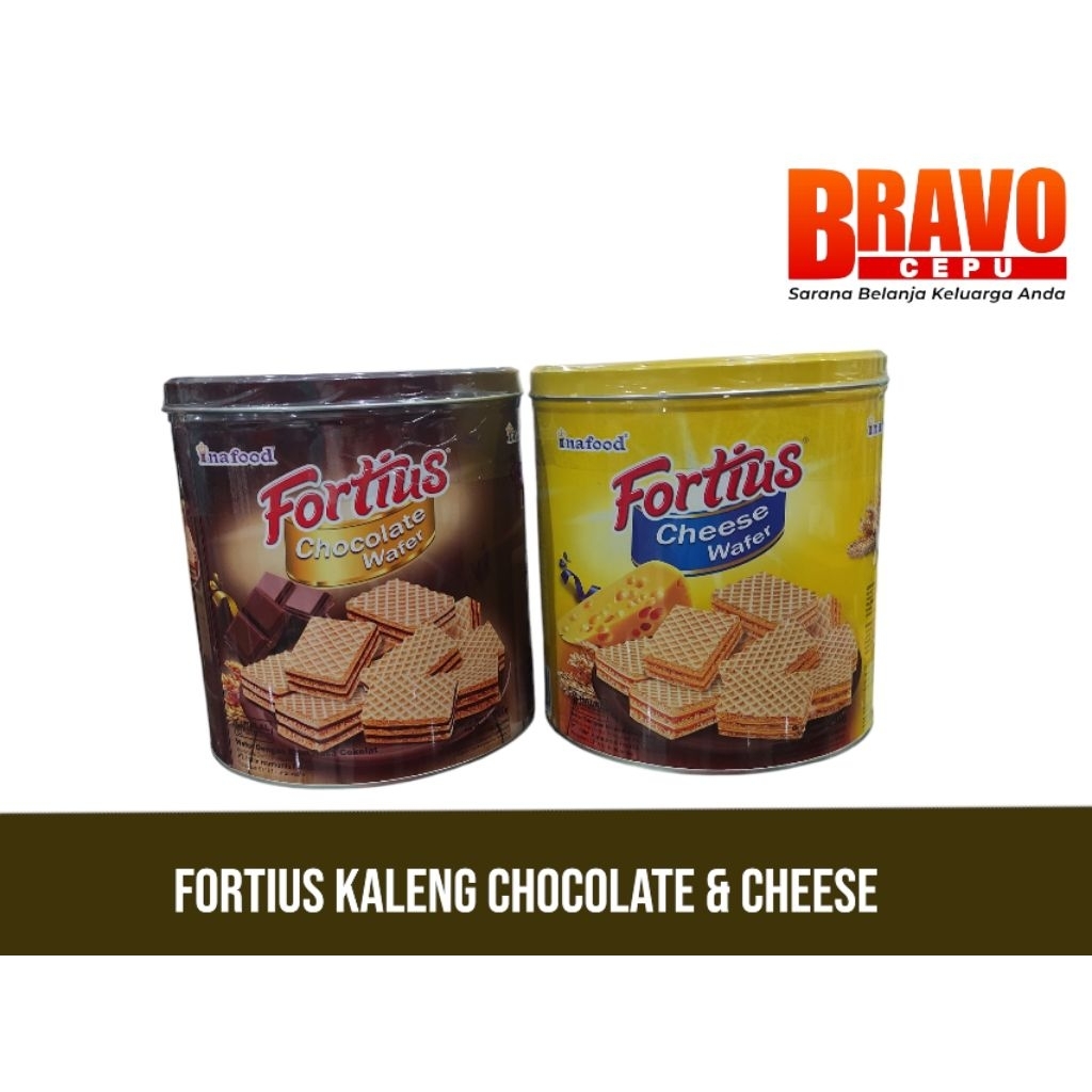Jual Inafood Fortius Wafer Kaleng Chocolate | Cheese 290g | Shopee ...
