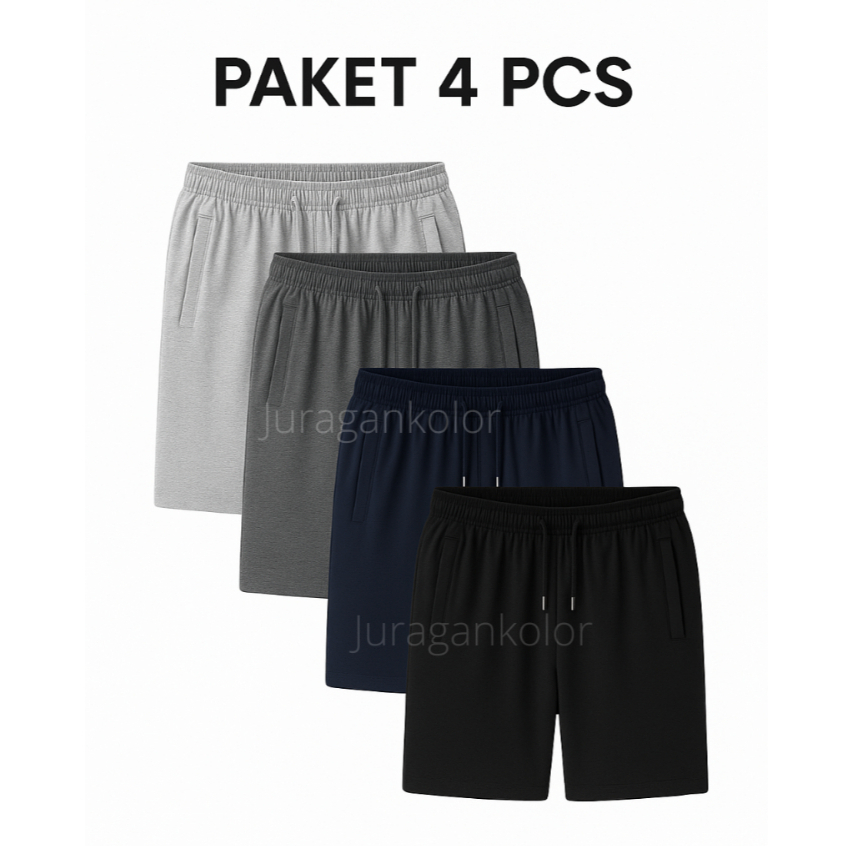Jual Celana Pendek Pria Kolor Cowok 100RB Dapat 4 pcs Sport Kaos Baby ...