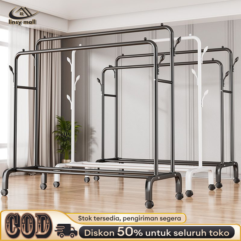 Jual Stand Hanger Gantungan Baju Stand Hanger Besi Gantungan Baju Besi ...