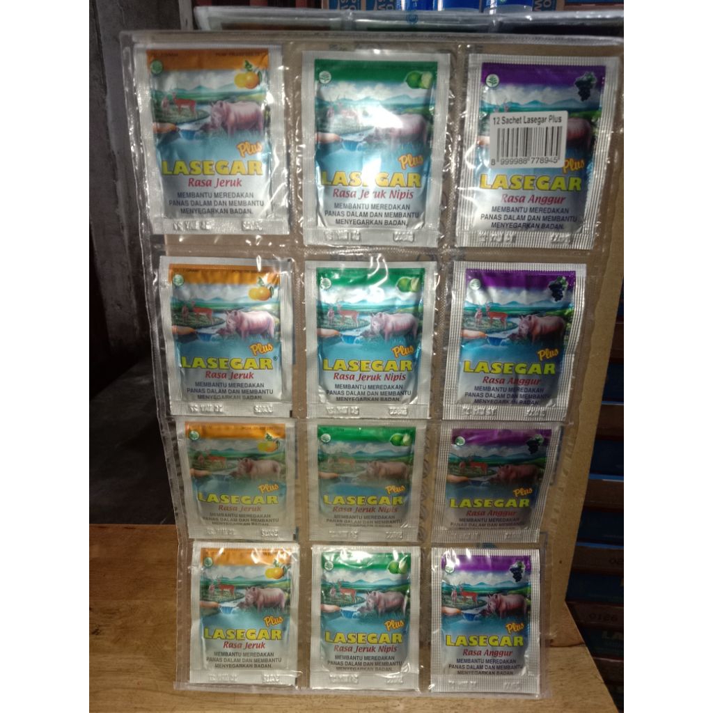 Jual Lasegar sachet 1 renteng isi 12pcs | Shopee Indonesia