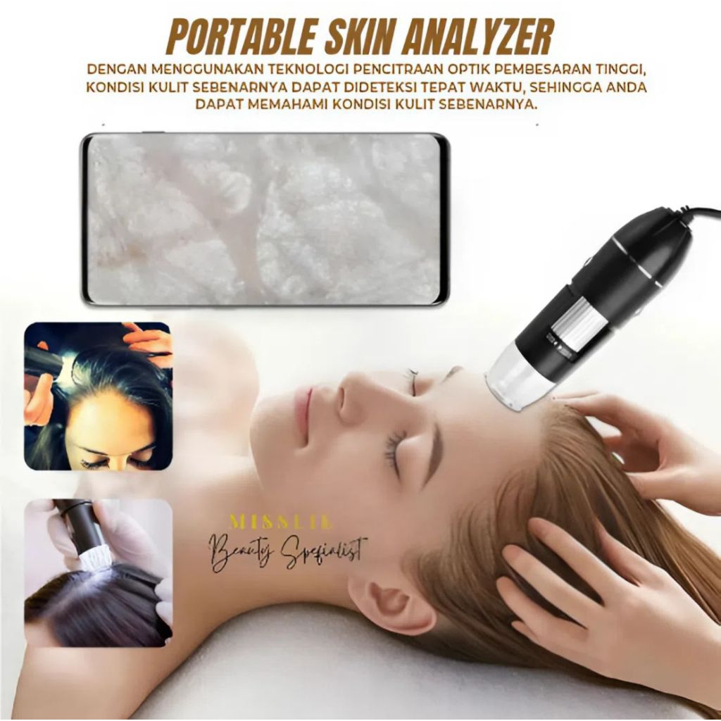 Jual DETEKSI JENIS DAN MASALAH KULIT SKIN ANALYZER DETECTOR PORTABLE ...