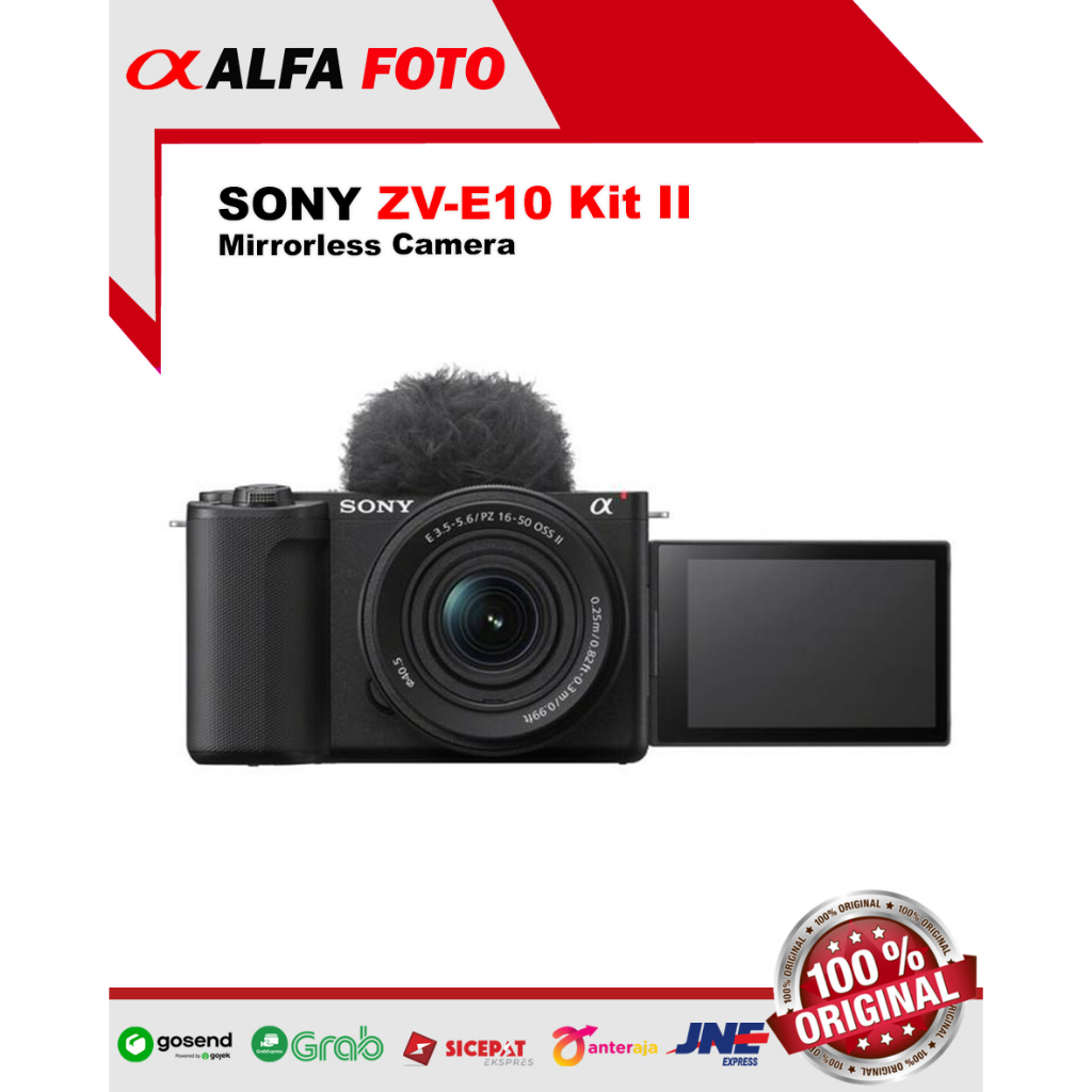 Jual Sony Alpha ZV-E10 II aka ZVE10 II Kit 16-50mm II Mark II Kamera ...