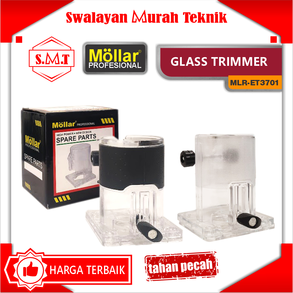 Jual Glass Trimmer Base MOLLAR ET3701 Dudukan Mesin Router Gelasan ...