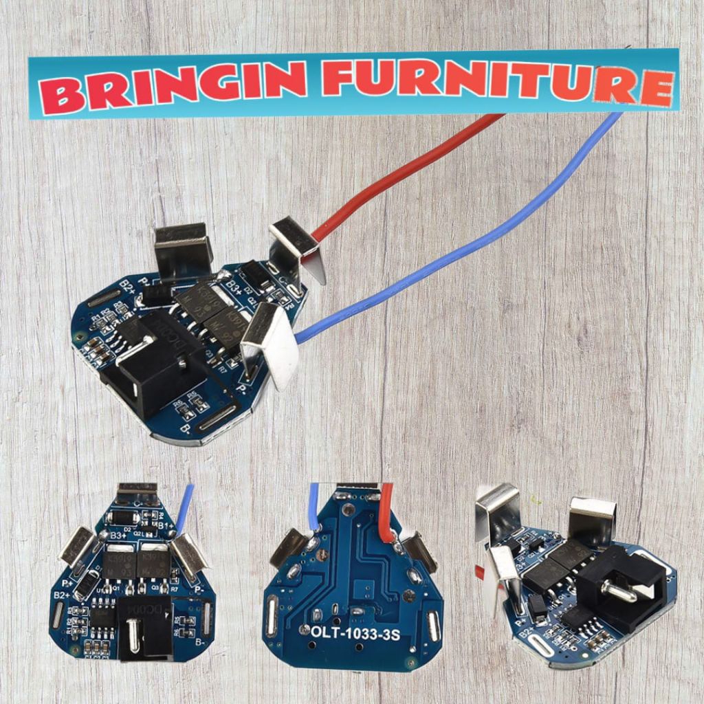 Jual Bms modul baterai 3s bor cordless gerinda 12v 13v 15v 98v 198v ...