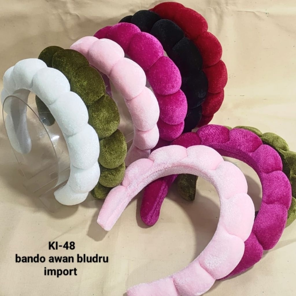 Jual 12 pcs Bando awan bando busa korea bando poloskorea bando dewasa ...