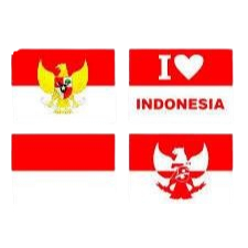 Jual Stiker Pipi Bendera INDONESIA isi 100 pcs | Tempelan Pipi PIALA ...
