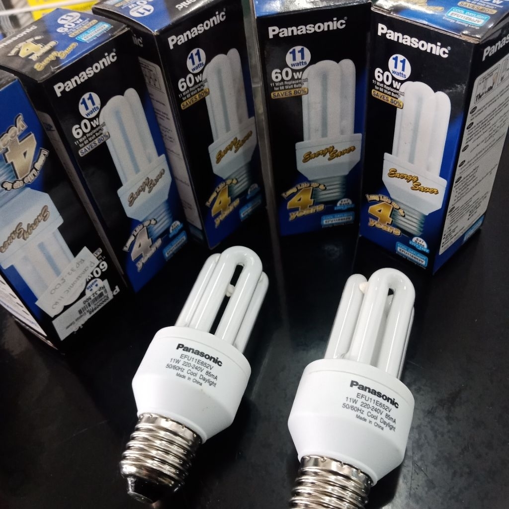 Jual Lampu Panasonic Energy Saver 11w,5w/lampu jari Cool daylight ...