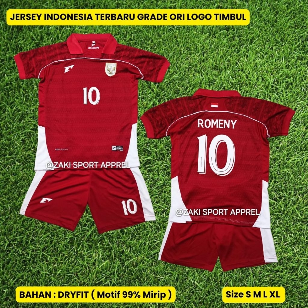 Jual Jersey Timnas Anak 2025 / Setelan Baju Bola Anak Indonesia / Pakaian Sepak Bola Anak ...