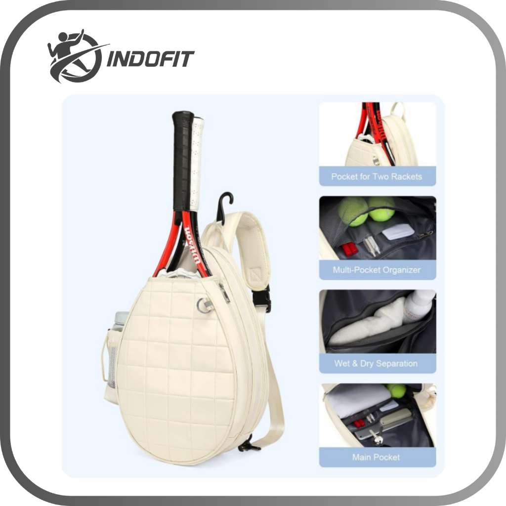 Jual INDOFIT Tas Padel/Tas Tennis/Tas Padel/Tas Badminton, Tas olahraga ...