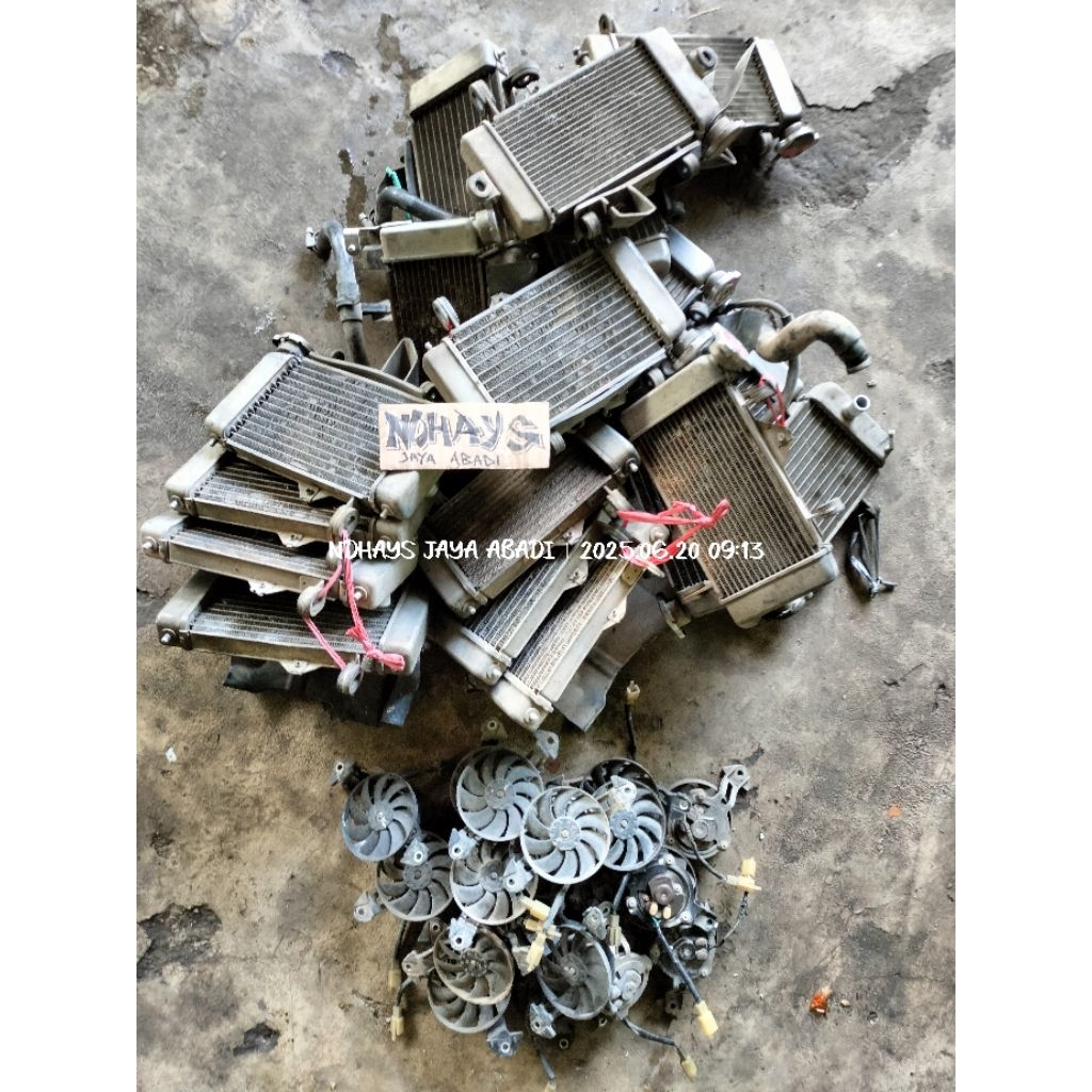 Jual RADIATOR SET KIPAS ALL VIXION SECOND ORIGINAL | Shopee Indonesia