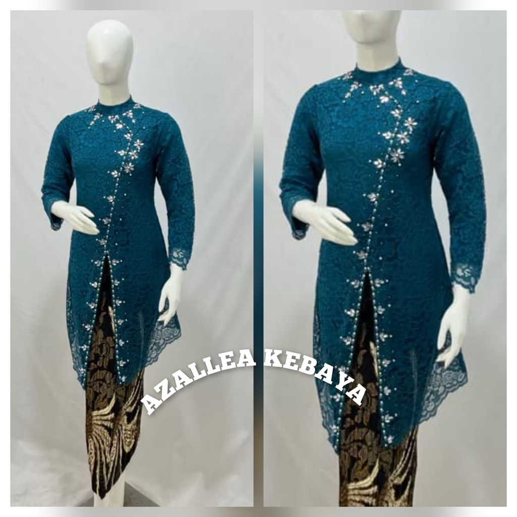 Jual Kebaya Modern/Kebaya Janggan Payet/Tunik Brokat Payet/Kebaya ...