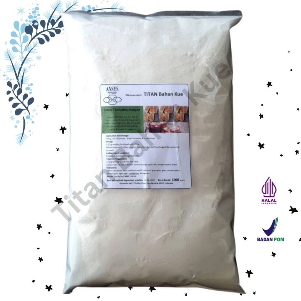 Jual Ansys Bread Improver Tepung Pelembut Roti Repacked 1kg | Shopee ...