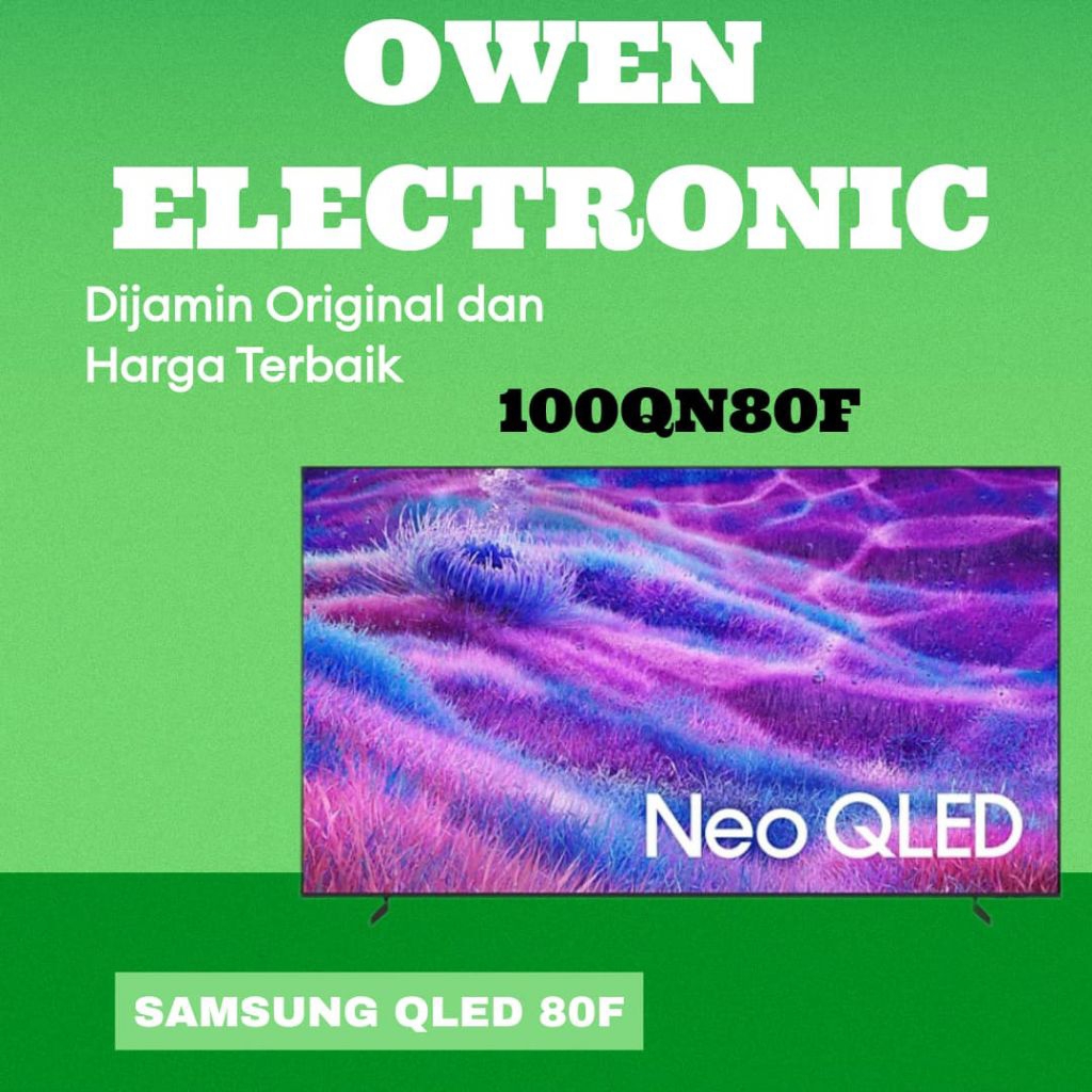 Jual SAMSUNG 100QN80F/QA100QN80F NEO QLED 4K SMART TV 100 inch 2025 ...