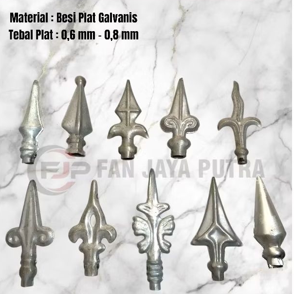 Jual Ornamen Pagar Tombak Plat Besi | Aksesories Pagar Tombak Plat Besi ...