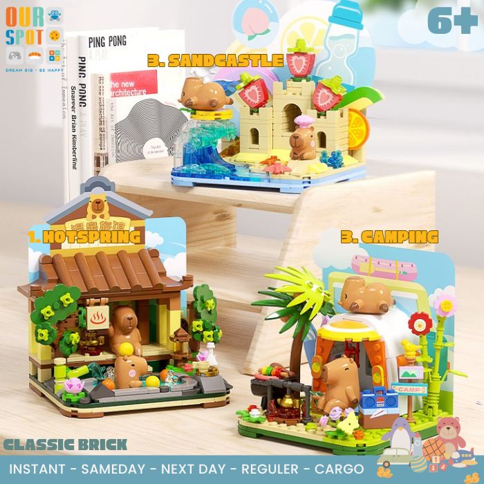 Jual Jaki Capybara series terdapat 3 varian - classic brick - brick ...