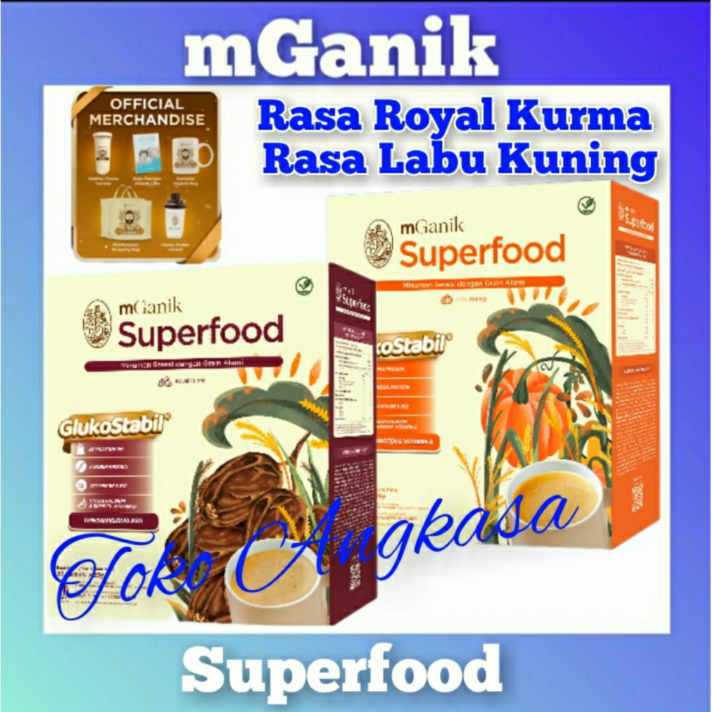 Jual (1Box) MGANIK 500GR MULTIGRAIN MGANIK MAKANAN DIET ATASI GURAH ...