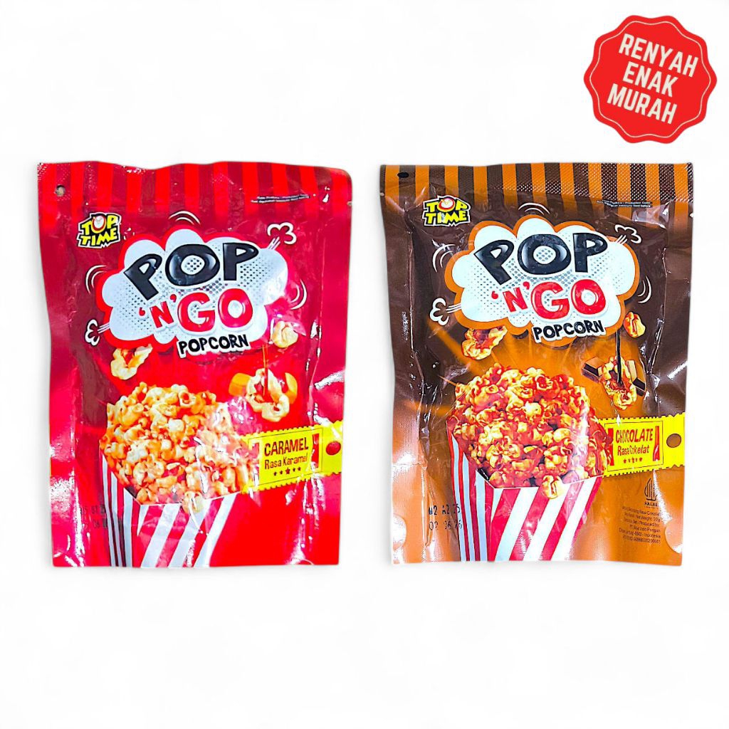 Jual POP N GO POPCORN 20g – Snack Popcorn Manis Renyah Bikin Susah ...