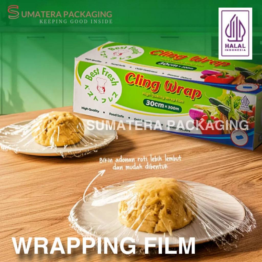 Jual Plastik Wrap Makanan Wrapping Film Bungkus Makan 30cm / 12 inch ...