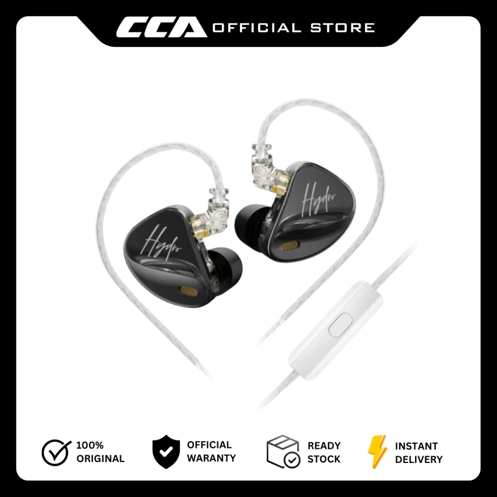 Jual CCA Hydro with Mic Wired Earphones In Ear Monitor 2DD+8BA HiFi ...