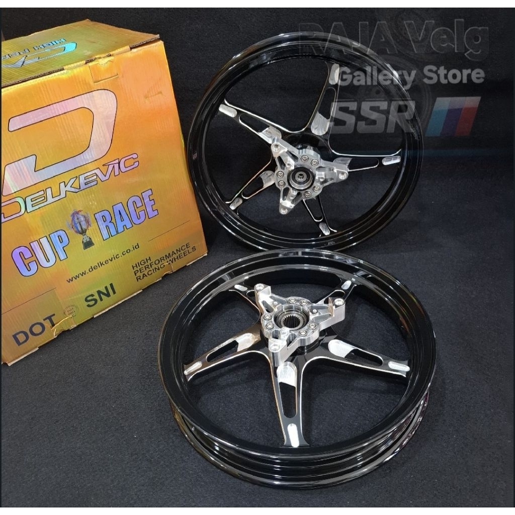 Jual Velg Delkevic K Speed new Nmax New neo turbo 185/215-14 ...