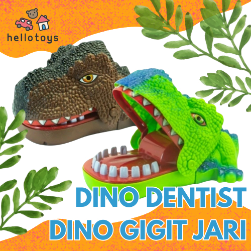 Jual Mainan Anak Gigi Dinosaurus Dentist Gigit Jari Tebak Gigit Bite ...