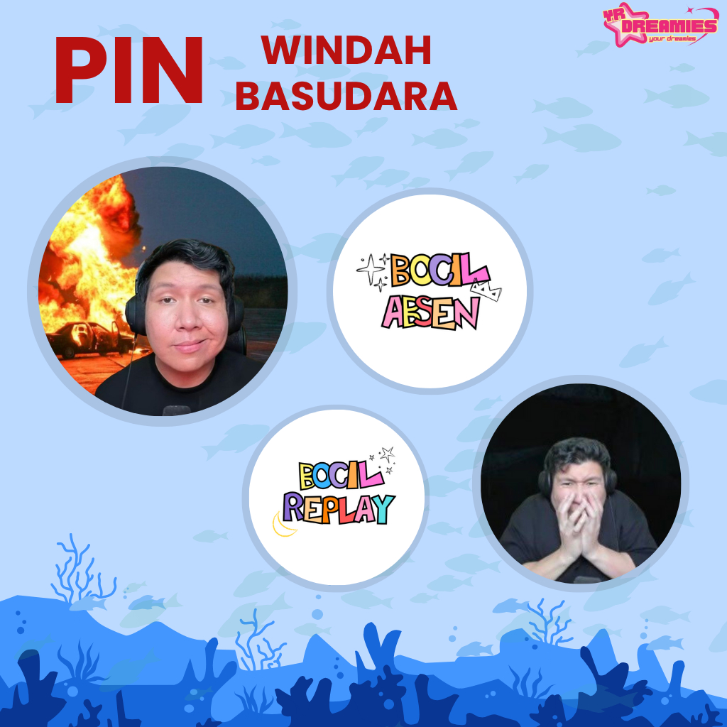 Jual Pin Windah Basudara | bocil windah | pin tas | aksesoris bag | pre ...